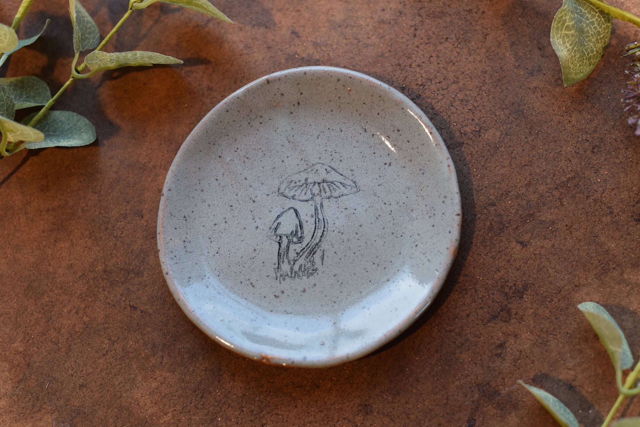 Mushroom Mini Plate | Gemini Handmade