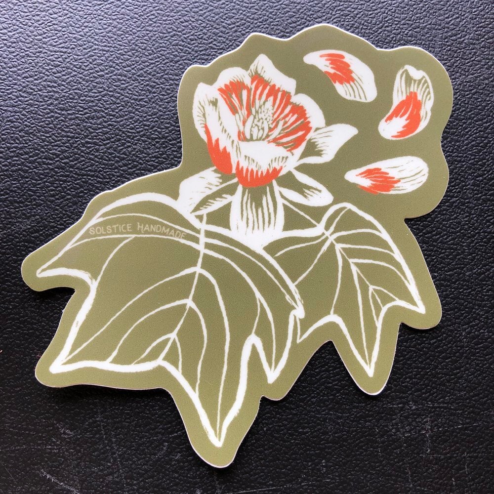 Tulip Poplar Sticker | Gemini Handmade